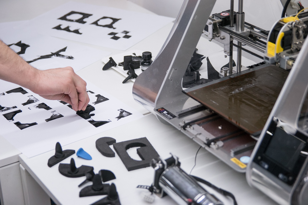 New 3D printed fonts, a proposal of design studio Pillcrow - 3D ADEPT MEDIA