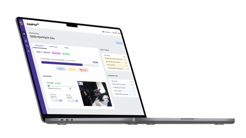 Using a plug-and-play software to ensure secure remote management of 3D ...