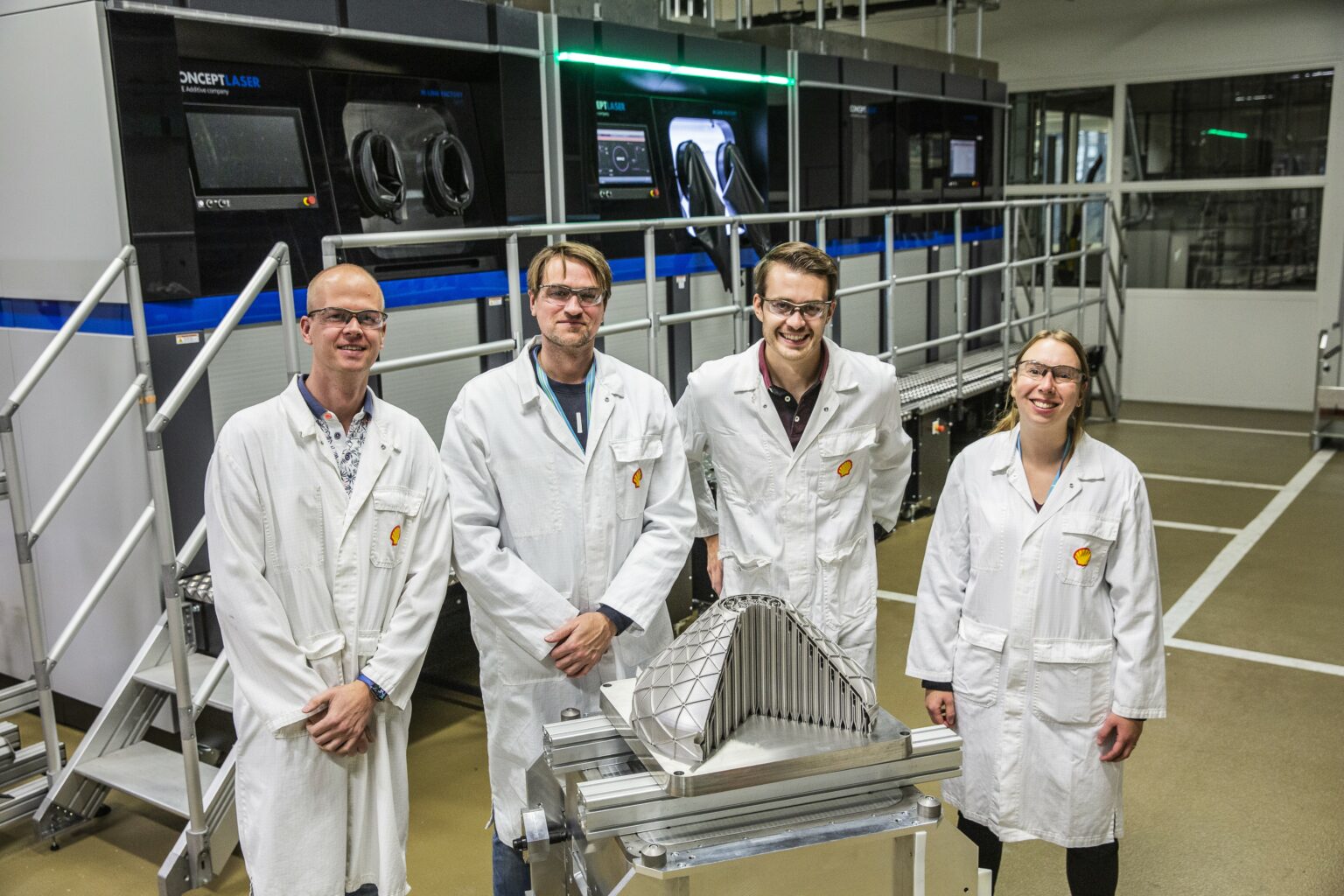 Shell and GE Additive additively manufacture oxygen hydrogen micromixer at Energy Transition ...