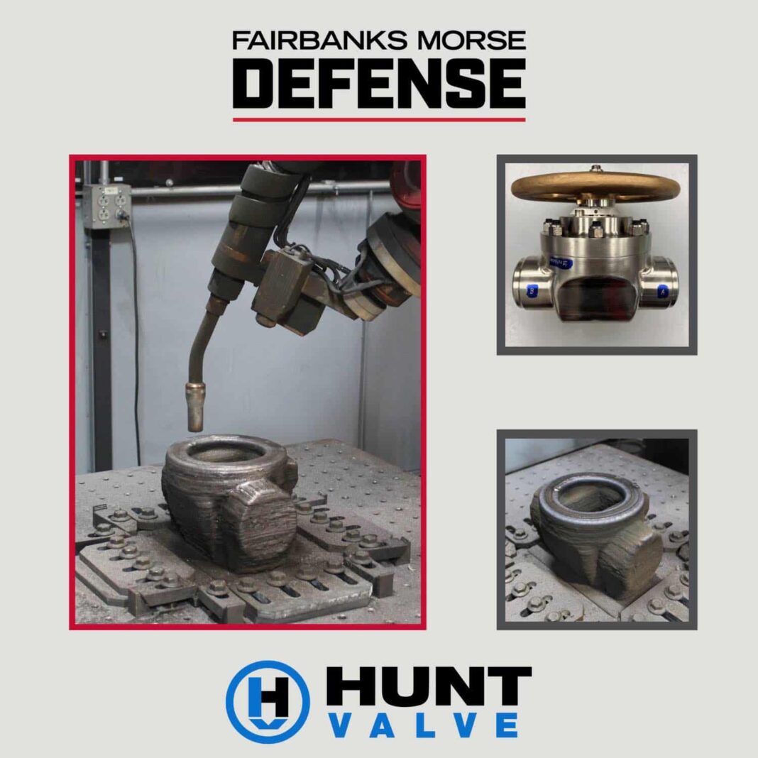 Hunt Valve to produce a 3D-printed valve assembly for U.S. Navy ...
