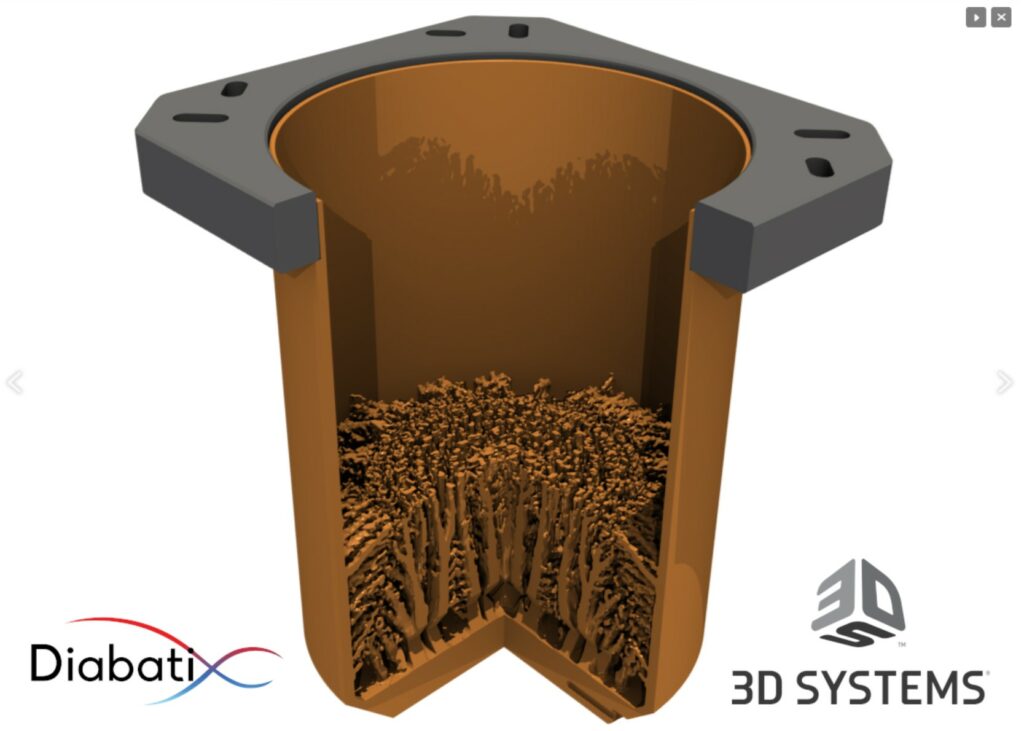 Diabatix and 3D Systems develop an AI-designed 3D printed liquid ...